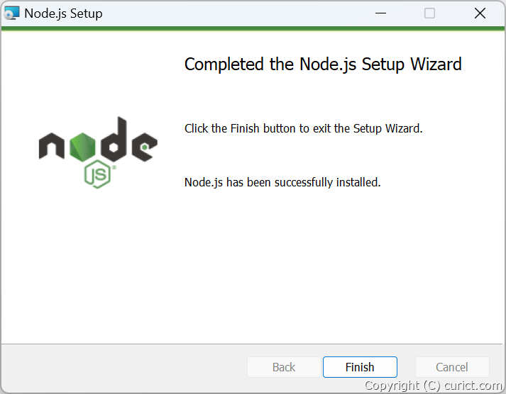Node.jsのWindowsへのインストールと動作確認の方法(旧バージョン 20.11.1)